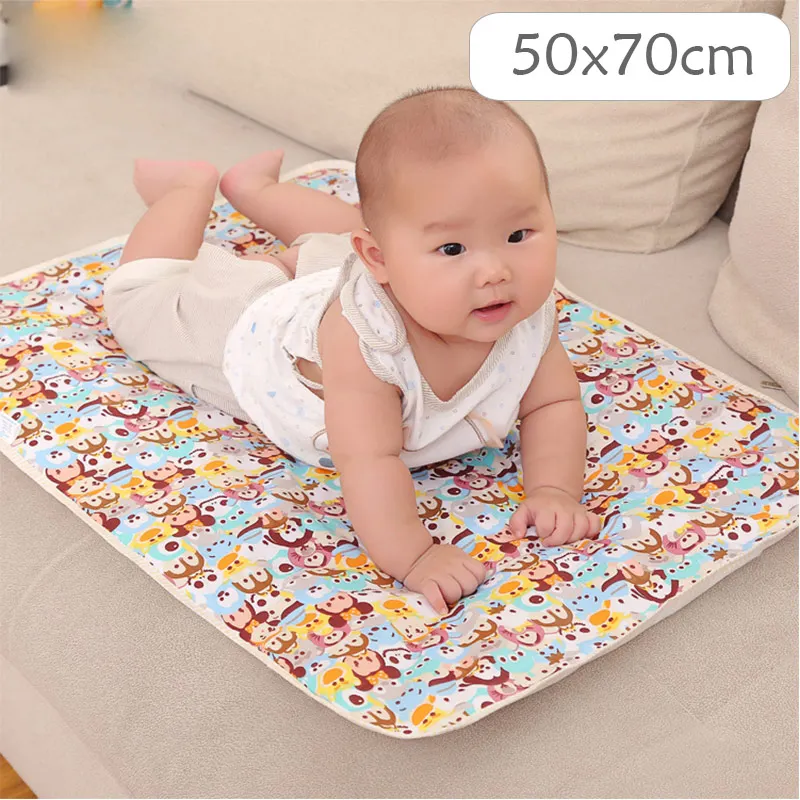 50x70cm Baby Changing mat Infants Portable Foldable Washable waterproof ...