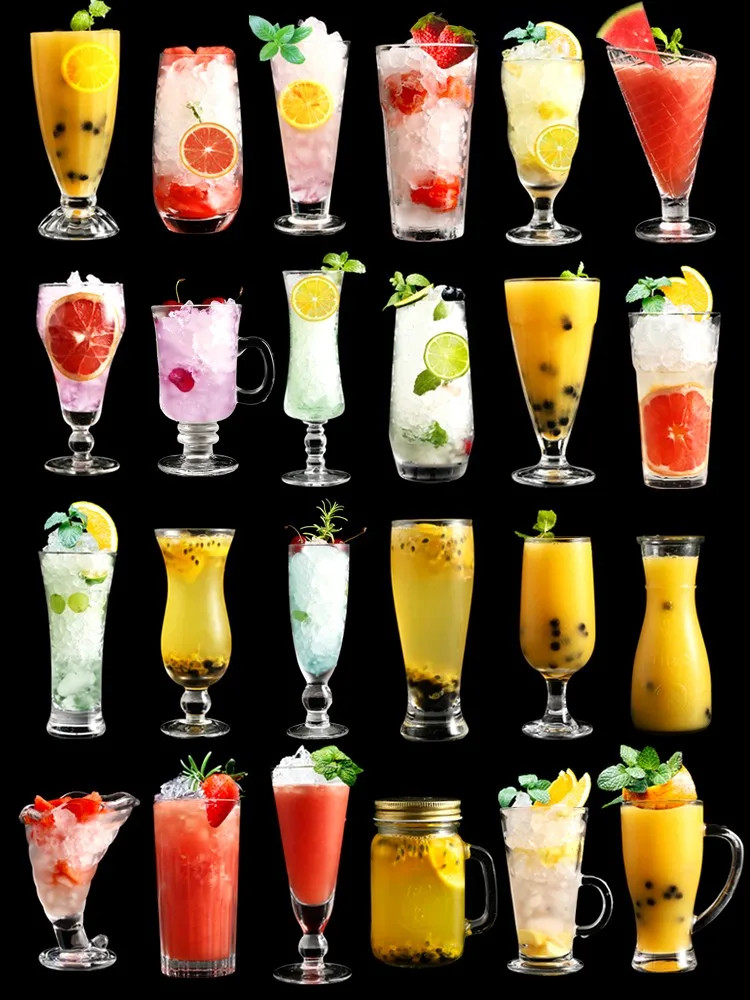 Creative-Bubble-Tea-Cup-Juice-Glass-Cup-Milkshake-Drink-Cups-Iced ...