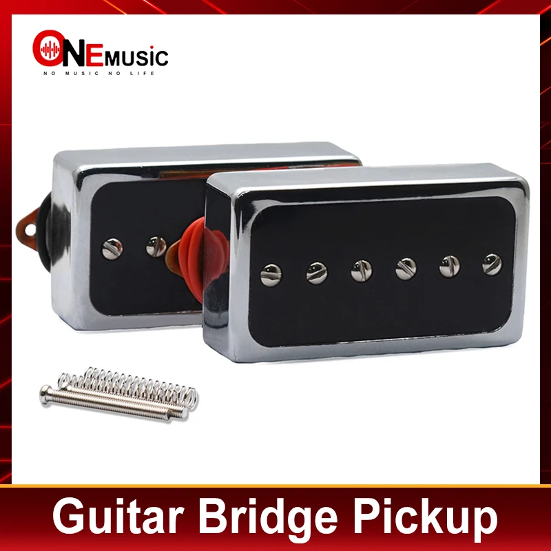 O Style Open Single Coil Pickup 6 Hole 52MM Pickup for LP Guitar Chrome ...