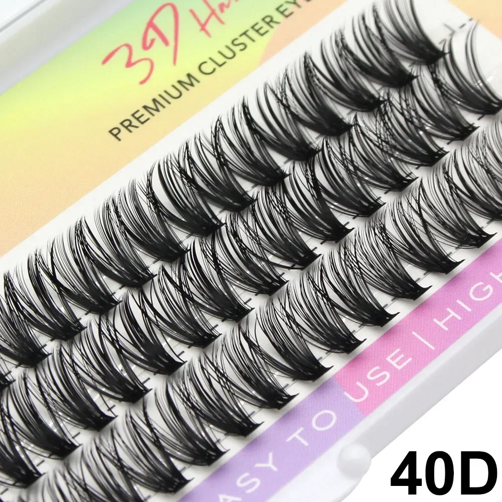 Moonlily High Quality Silk Cluster Eyelashes Extensions Natural Long ...
