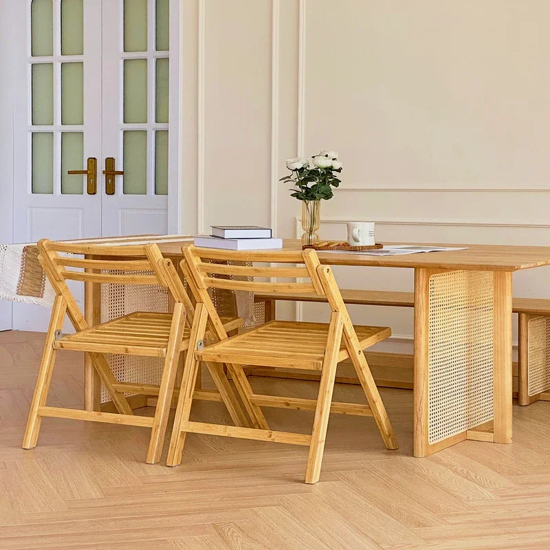 Silla-de-Camping-de-bamb-n-rdico-duradera-silla-de-comedor-de-madera ...