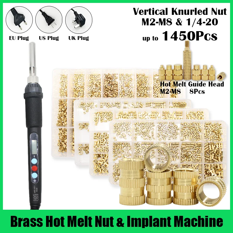 Inserts-TS100-Soldering-Iron-Tip-Brass-Heat-Set-Insert-Nut-Threaded-Hot ...