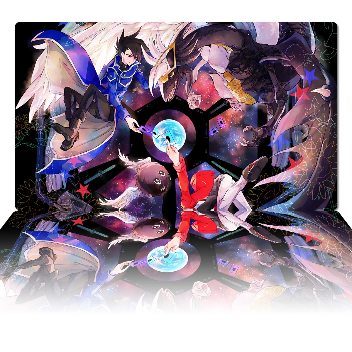 YuGiOh-GX-Playmat-Light-and-Darkness-Dragon-Yuki-TCG-CCG-Board-Game ...