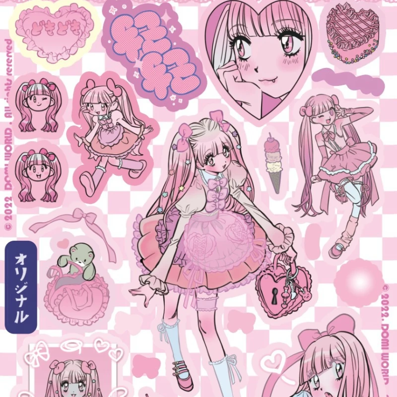 1PC-Hot-Girl-Laser-Character-Girl-Stickers-Ins-Style-Cute-Equal ...