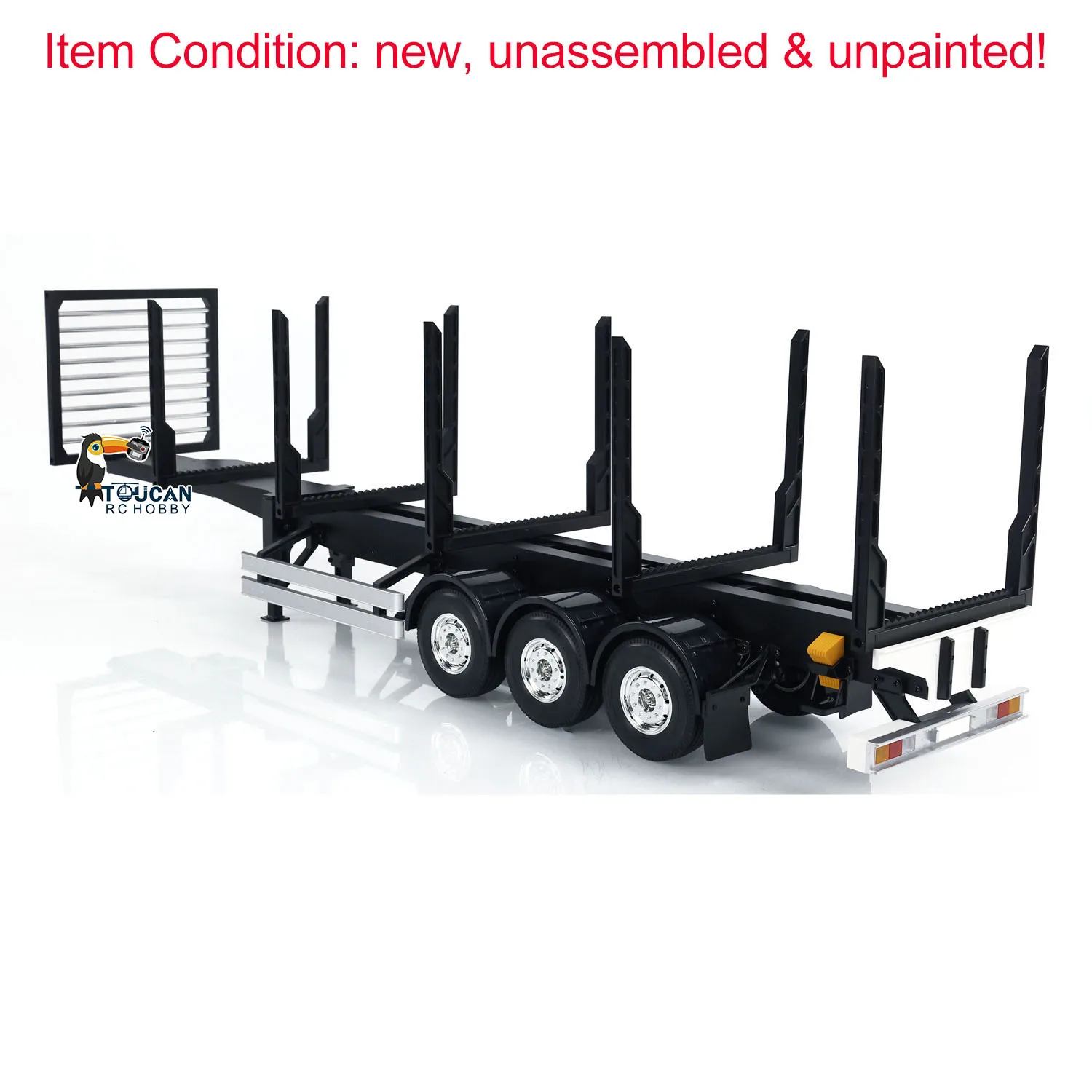 1-14-RC-TOUCAN-3Axle-Timber-Tractor-Truck-Pole-Flatbed-Semi-Trailer-KIT ...
