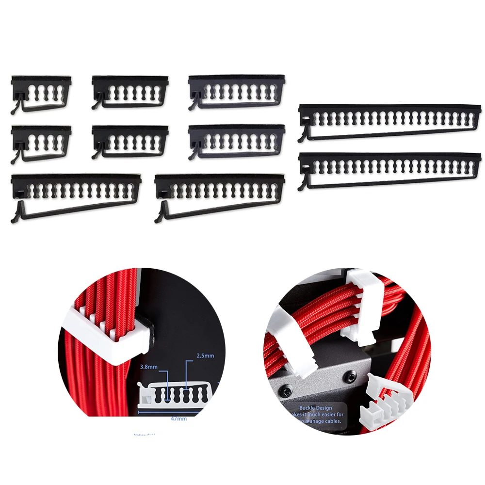 FormulaMod-Self-Adhesive-Cable-Comb-Kit-Sleeve-Management-Tools-Wire ...