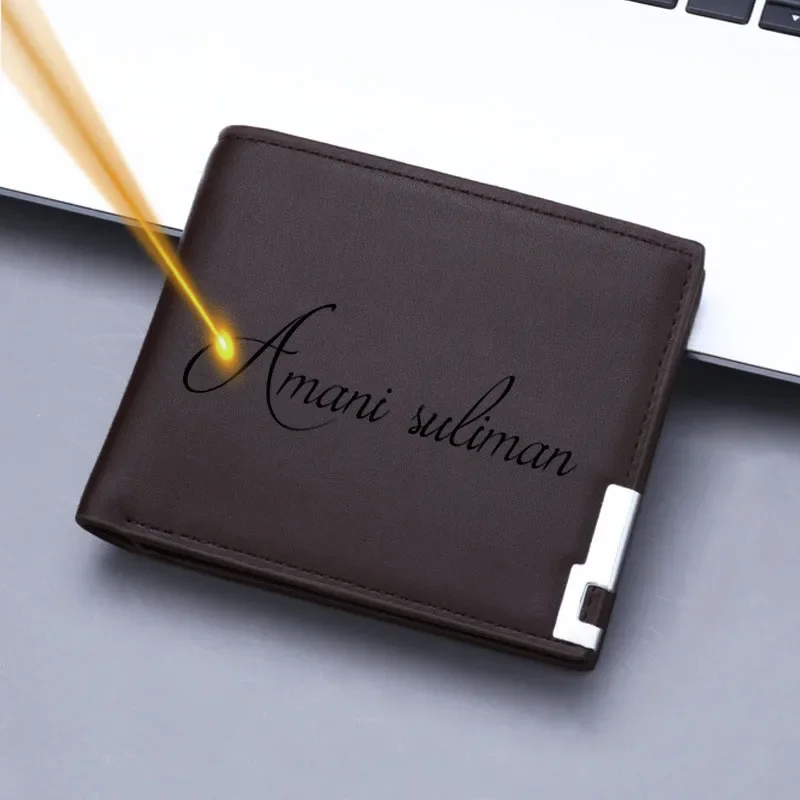 Free-Engraving-and-Design-Your-Name-Wallet-for-Men-Short-Pu-Leather ...