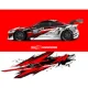 Pink Sticker Car Full Wrap Sticker Car Decal Decorative Cut Body Racing ...