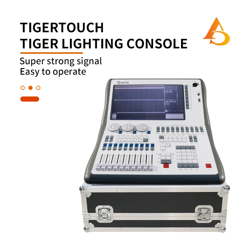 DMX Controller Tiger Touch Titan Titan Quarz M1 V17 DMX Console Touch ...