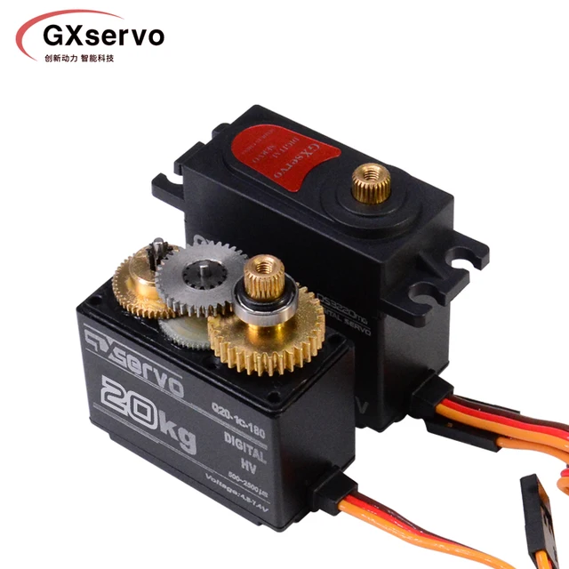 GXservo 20kg 25kg 30kg 35kg 40kg Torque Full Metal Gear Servo 180 ...