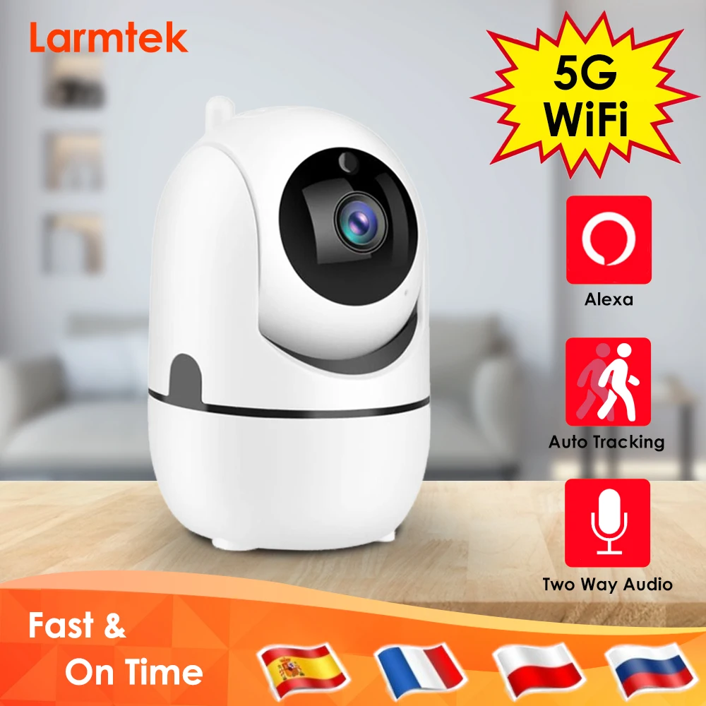 Larmtek Ip Camera 5g Wifi Baby Monitor 1080p Mini Indoor Cctv Security ...