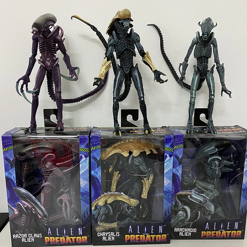 NECA Aliens Vs Predator Figure Chrysalis Arachnoid Razor Claws Alien ...