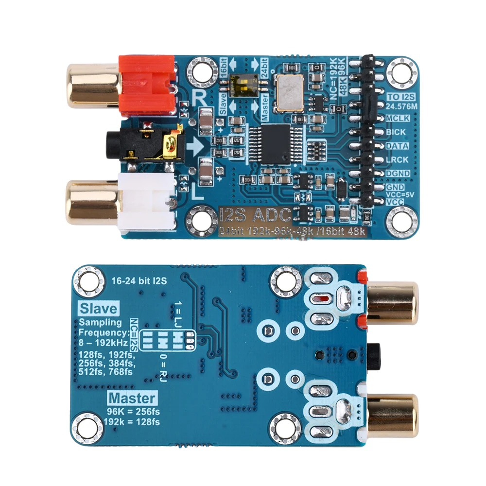 Diymore-I2S-ADC-Audio-I2S-Capture-Card-Module-Master-Slave-Mode ...