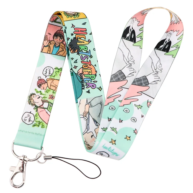 Heartstopper Cool Character Lanyards Key Neck Strap Lanyards ID Badge Holder Keychain Key Holder ...