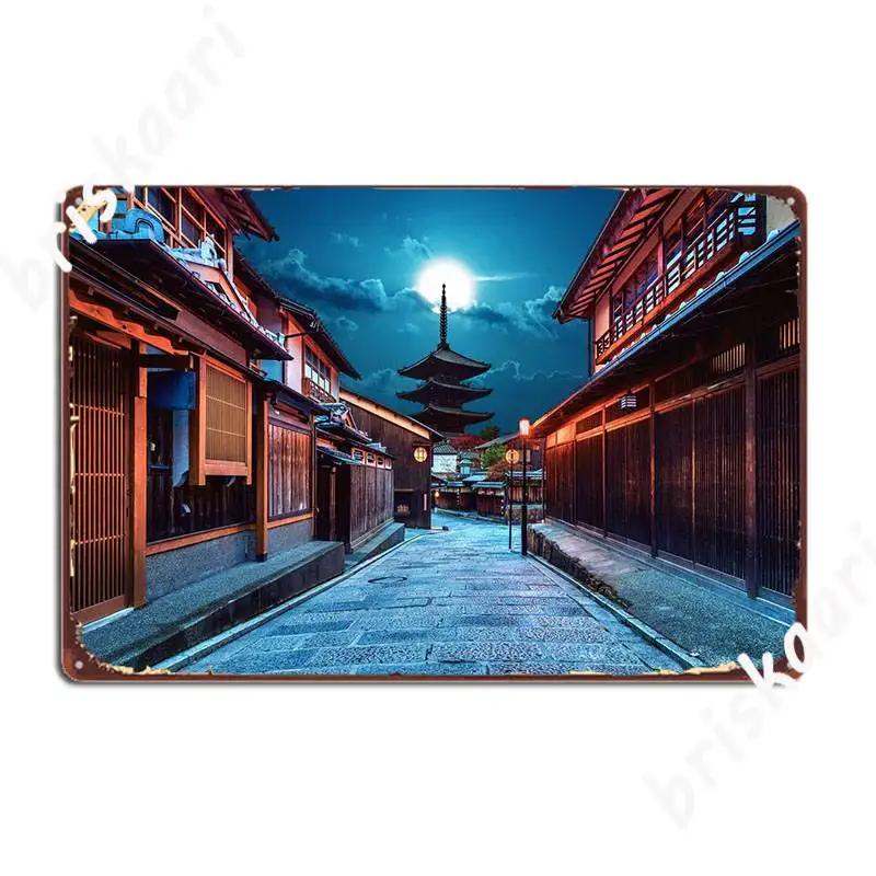 Kyoto-Japan-City-Pagoda-Metal-Plaque-Poster-Club-Bar-Printing-Wall-Cave ...
