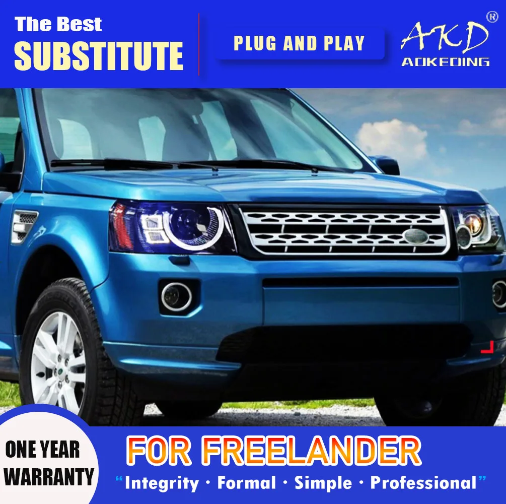 AKD Head Lamp for Freelander LED Headlight 2005-2012 Headlights ...