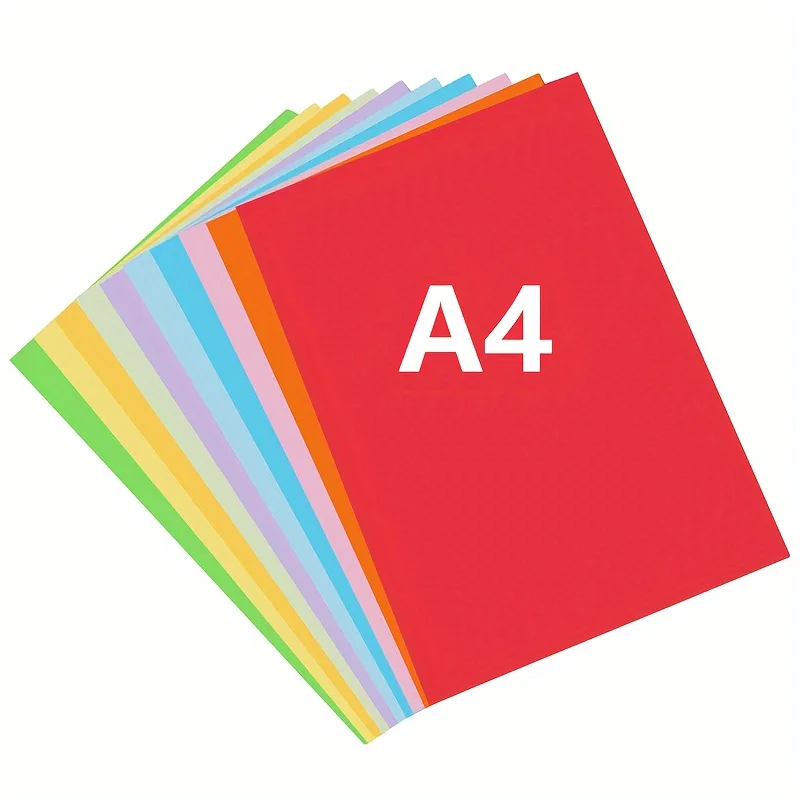 100-sheets-of-color-A4-paper-DIY-craft-origami-for-color-printing-paper ...