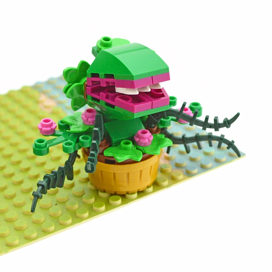 MOC-Chomper-Flower-Plant-Building-Blocks-Set-Man-Eater-Plants-Bricks ...