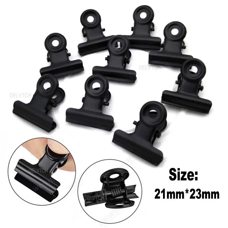 20Pcs-40Pcs-Set-Mini-21x23mm-Metal-Grip-Bulldog-Spring-Clips-Ticket ...