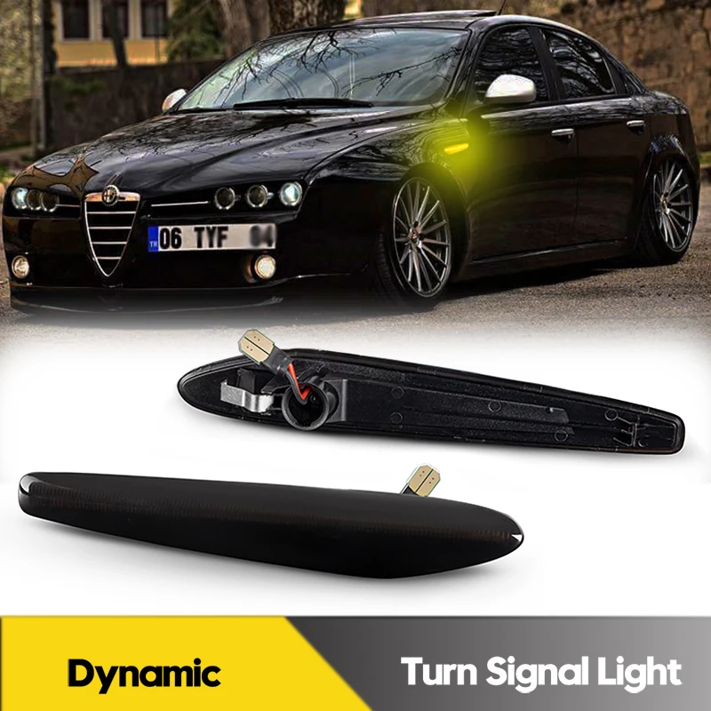 2Pcs-Canbus-LED-Dynamic-Side-Marker-Lights-Car-Turn-Signal-Lamps-For ...