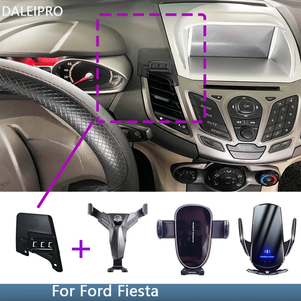 Car-Phone-Holder-For-Ford-Fiesta-2009-2010-2011-2012-2013-2014-Fixed ...