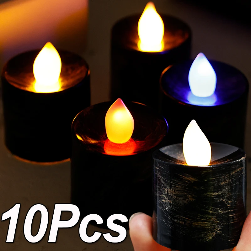 Flameless Candles With Remote Knadgbft Red Flameless Candle Water Drop ...