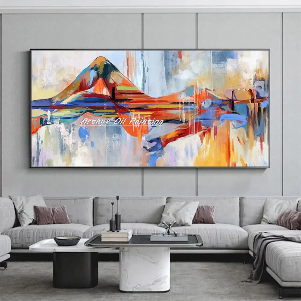 Arthyx-gro-e-handgemalte-schlafende-Sch-nheit-lgem-lde-auf-Leinwand-moderne-abstrakte-Kunst ...