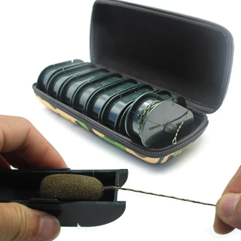 1Box-Carp-Fishing-Tool-Set-Lead-Weight-Sinker-Storage-Case-Fishing-Hiar ...