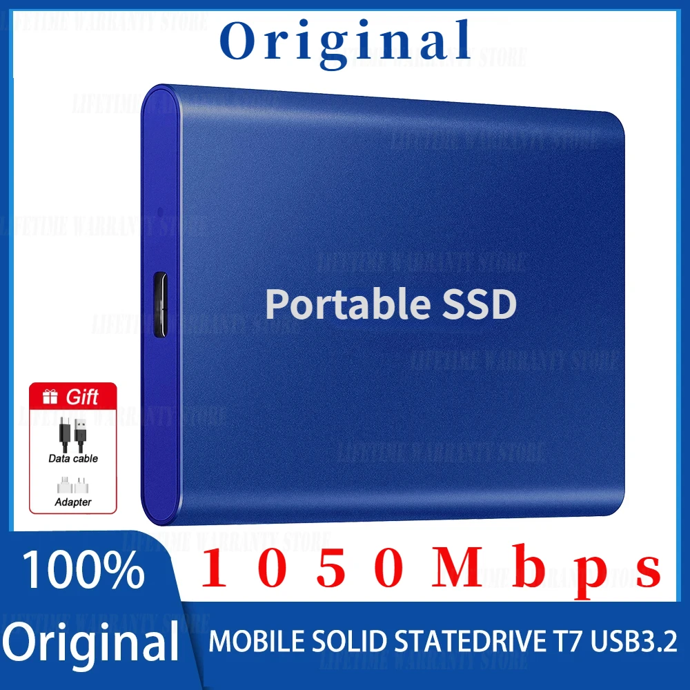 Disco-duro-externo-port-til-T7-de-128TB-SSD-de-500GB-1TB-2TB-de-estado ...