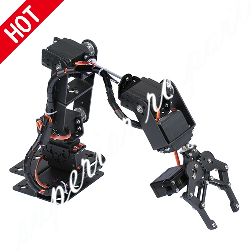 6 Dof 6dof Arm Robot Manipulator Metal Alloy Mechanical Clamp Claw Kit ...