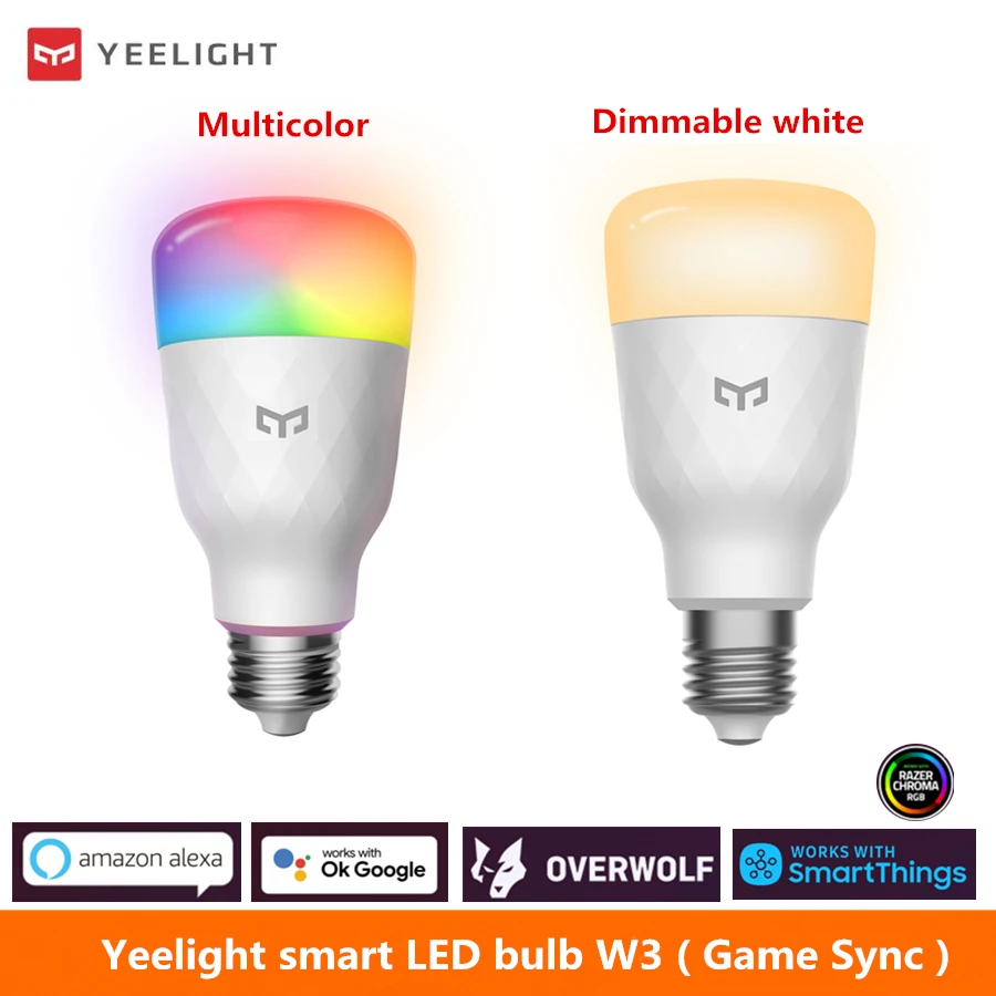 Led Yeelight Smart Led Bulb W3 Multicolor | Xiaomi Yeelight Smart Led ...