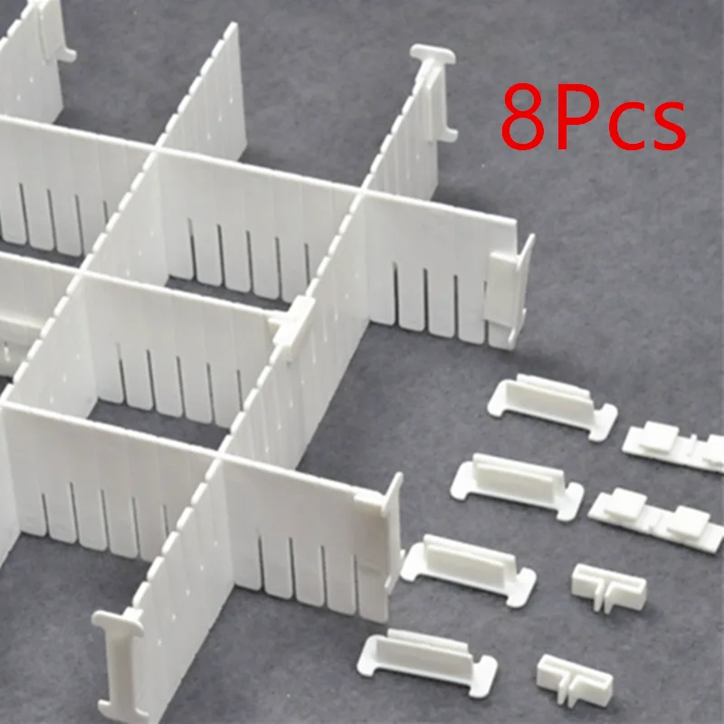 2-8Pcs-Household-Combination-Partition-Board-DIY-Storage-Shelves ...