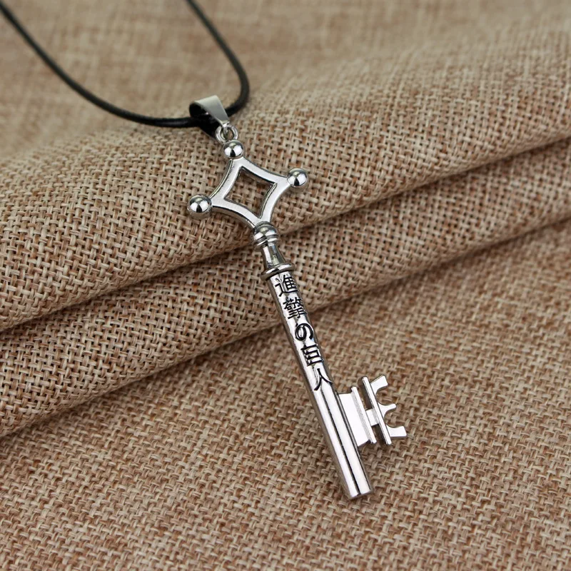 Collar de Anime Attack On Titan Eren Key Shingeki No Kyojin, cadena de ...