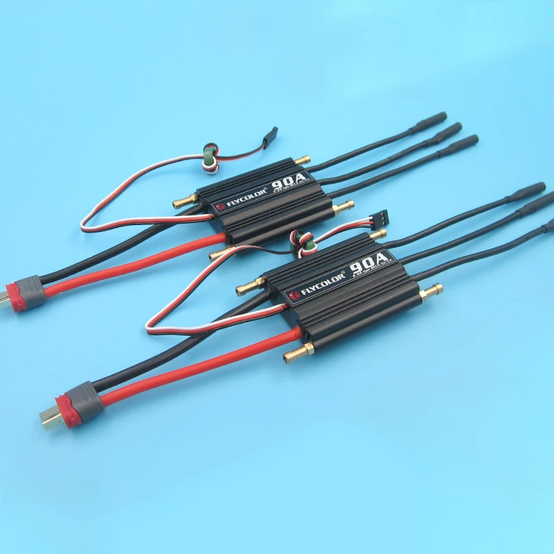 Flycolor Rc Boat Esc Water-cooled Brushless Waterproof Two-way Esc 50a ...