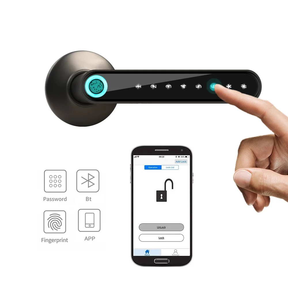 WAFU-016-Smart-Lock-Fingerprint-APP-Unlock-Keyless-Entry-Works-With-iOS ...