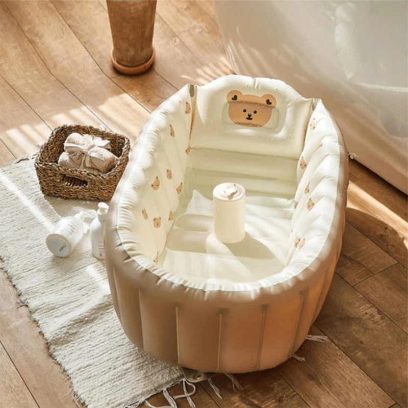 35-Bathtub-for-Infant-Bath-Ins-Print-Paddling-Pool-Foldable-PVC-Inflate ...