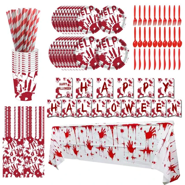 Crime Scene Party Table