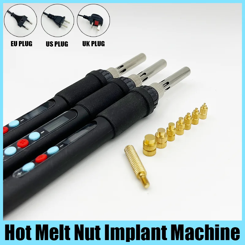 Calor-Set-Inserir-Ferro-De-Solda-Ponta-lat-o-Hot-Melt-Inset-Nut ...