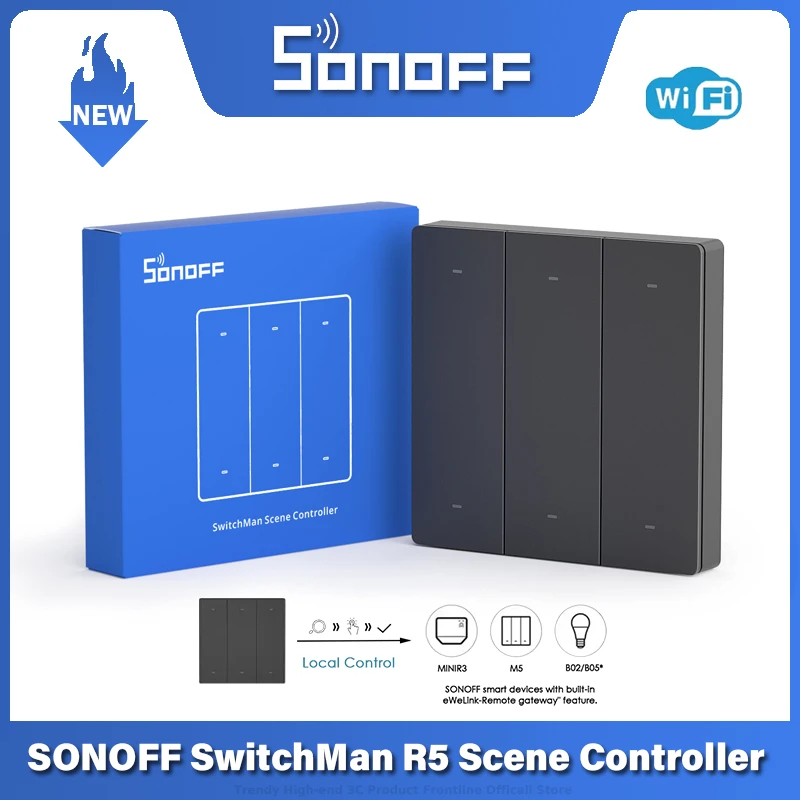 Sonoff Switchman R5 Scene Controller 6 | Scene Switch Sonoff M5 - R5 ...