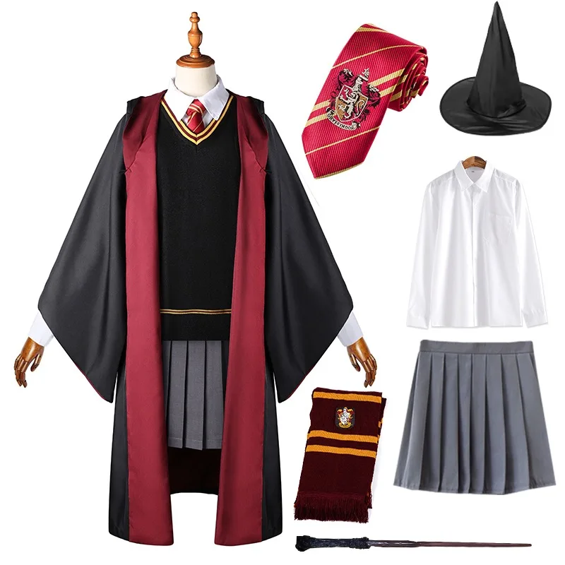 Disfraz De Hermione Granger Para Ni Os Y Adultos Capa De Slytherin Uniforme Escolar Ropa Maigc