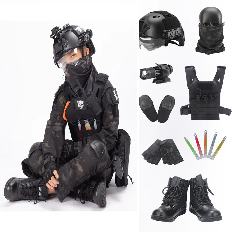 Children-s-Camouflage-Breathable-Suit-Boys-And-Girls-BDU-SUIT-Outdoor ...