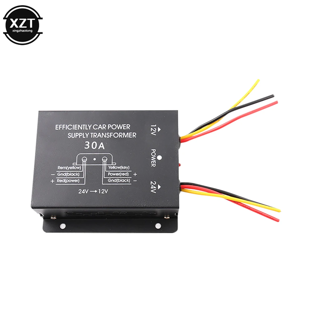 DC Voltage Reducer 24V Step Down to 12V 15 A 20 A 25A 30A Audio ...