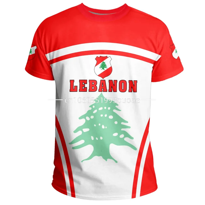 Lebanon-T-Shirt-2023-Men-s-Flag-of-Lebanon-Flag-T-Shirt-Casual-Fashion ...