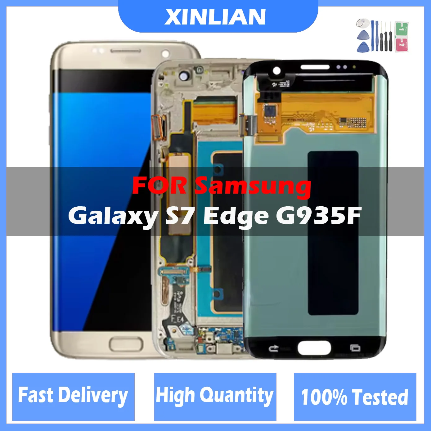 5.5'' AMOLED For SAMSUNG Galaxy S7 Edge G935 G935F LCD Display Touch ...