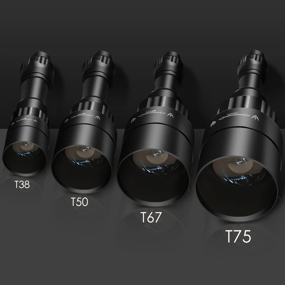 UniqueFire T38/50/67/75mm IR 940nm/850nm LED Infrared FlashLight ...