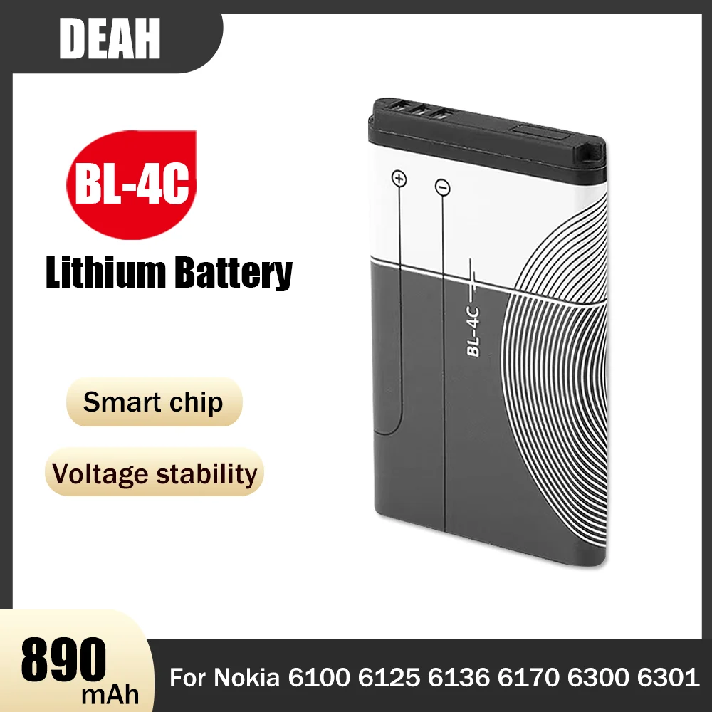 3-7V-890mAh-BL-4C-BL-4C-BL4C-Rechargeable-Lithium-Phone-Battery-For ...