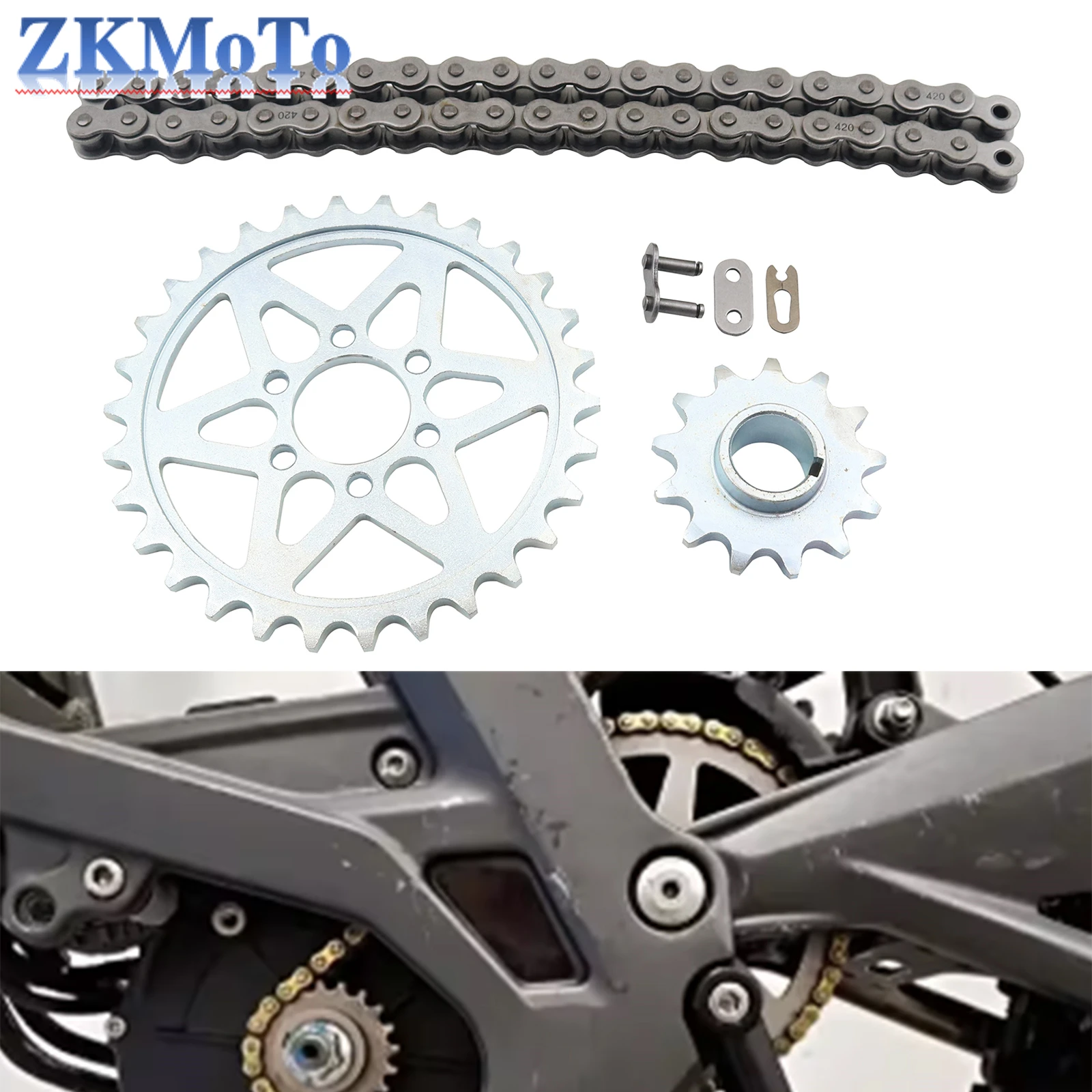 Electric-Motocross-First-level-Transmission-Chain-Gear-Set-Primary ...