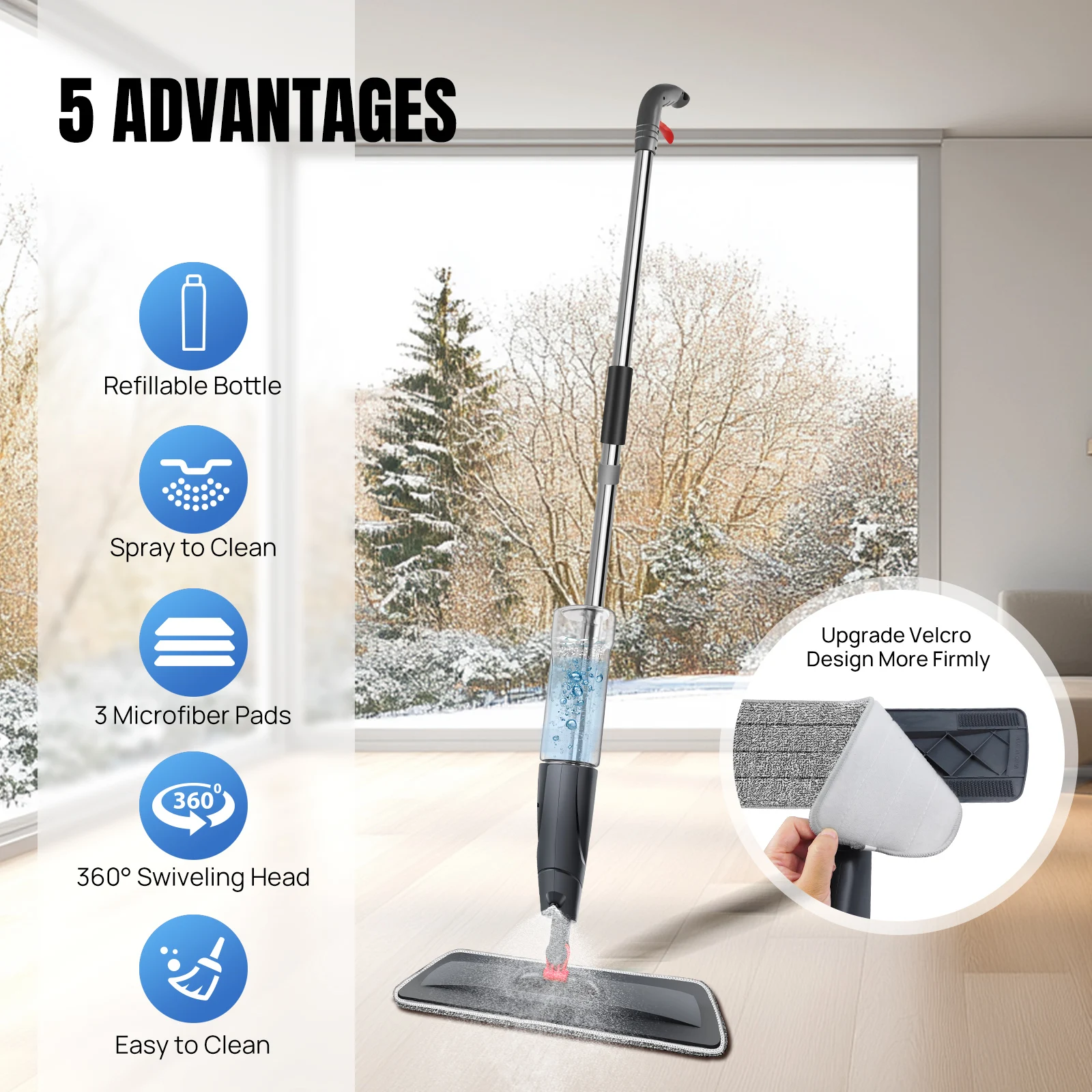 DayPlus-Wet-and-Dry-Spray-Mop-Floor-Wiper-with-Spray-Function-with-3 ...