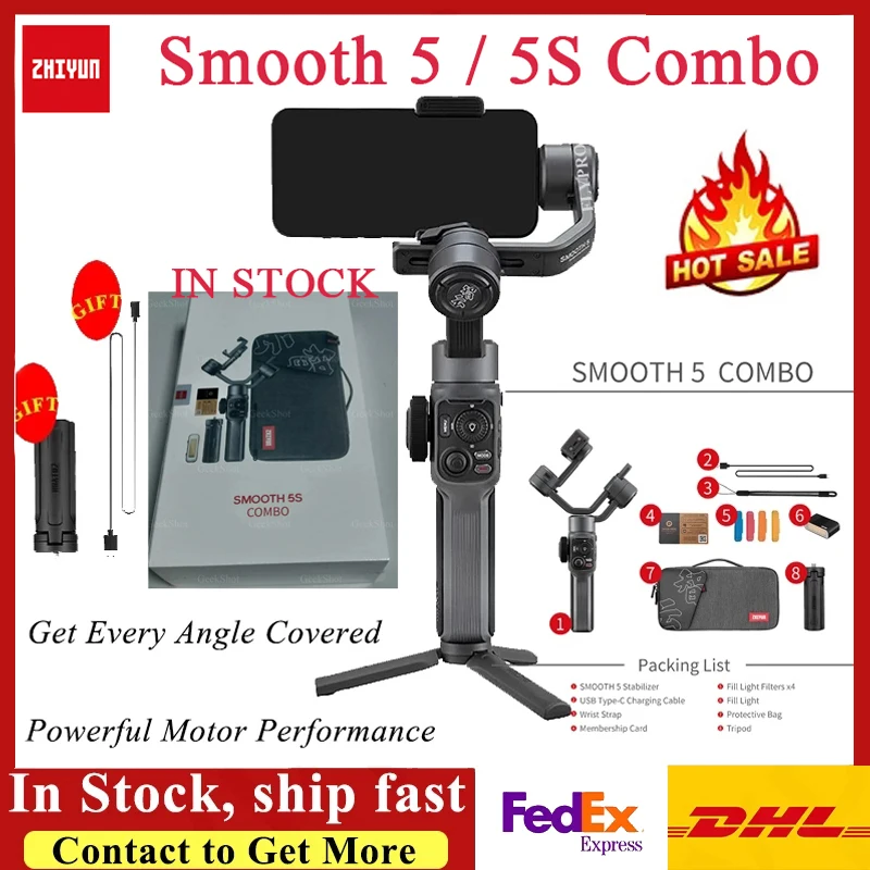 ZHIYUN-Smooth-5-5S-Combo-Gimbal-Phone-Handheld-Stabilizer-3-Axis ...