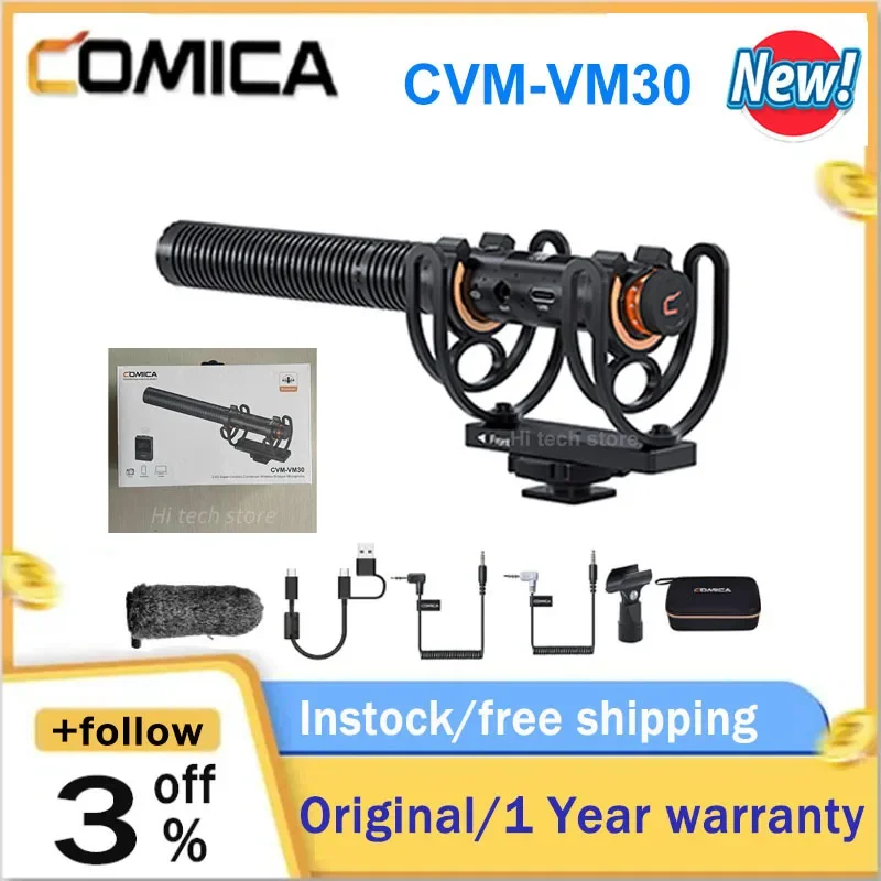 Comica-VM30-CVM-VM30-2-4G-Wireless-Microphone-Shotgun-Microphone-For ...